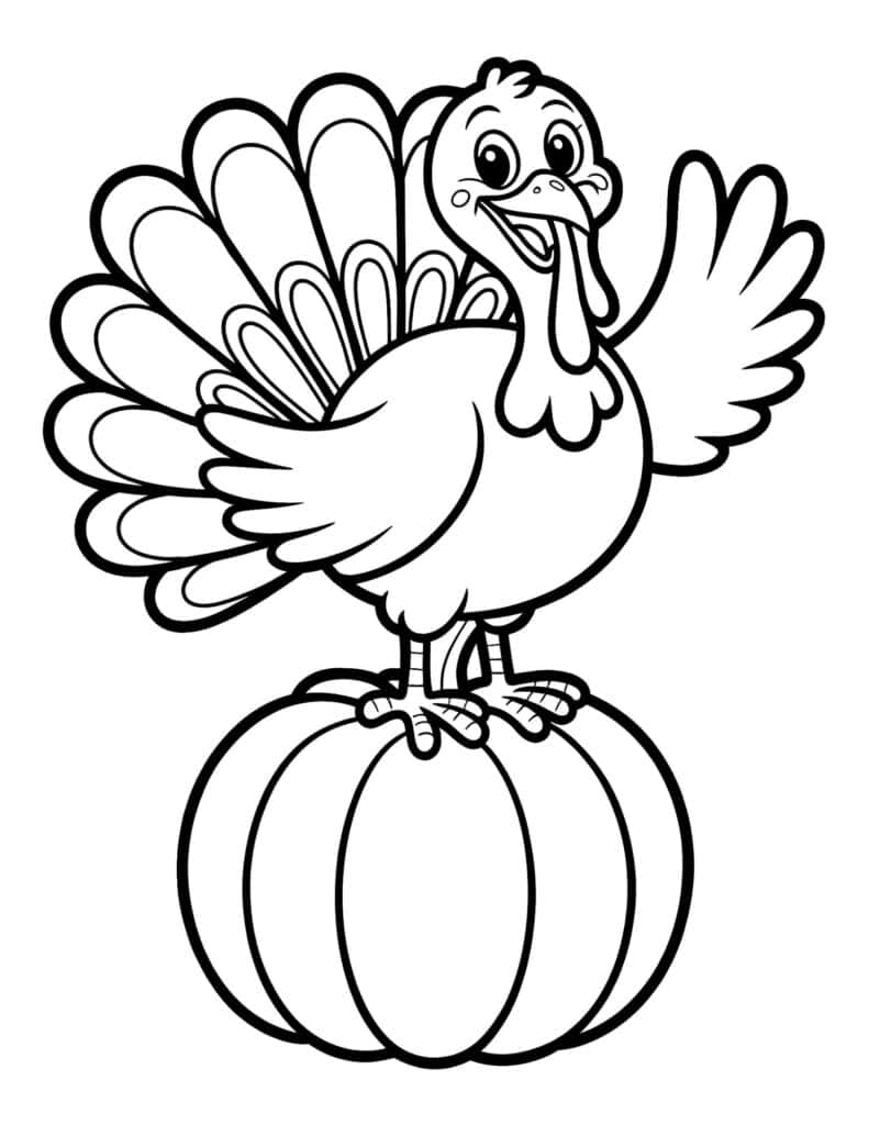 45 Free Thanksgiving Coloring Pages for Kids and Adults - Prudent Penny ...