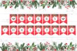Free Merry Christmas Banner Printables - Prudent Penny Pincher