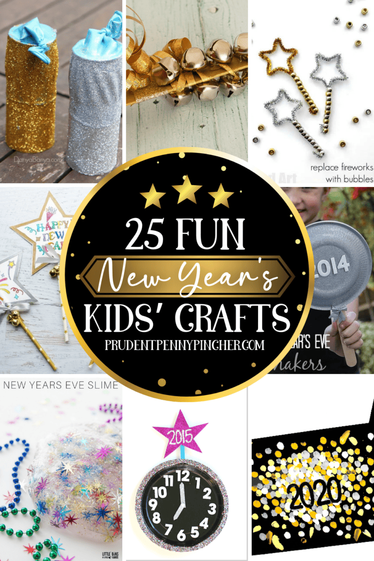 25 Fun New Year's Crafts for Kids - Prudent Penny Pincher