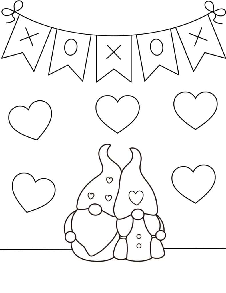 50 Free Valentine Coloring Pages for Kids - Prudent Penny Pincher