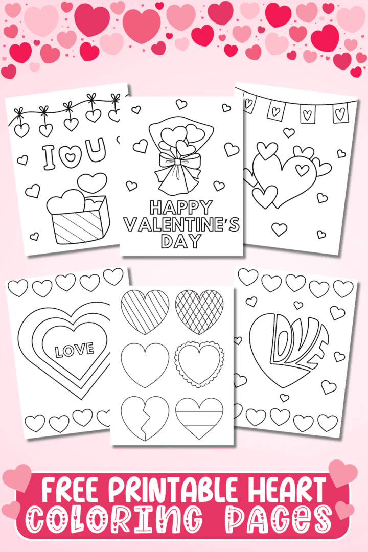 35 Free Heart Coloring Pages for Kids - Prudent Penny Pincher