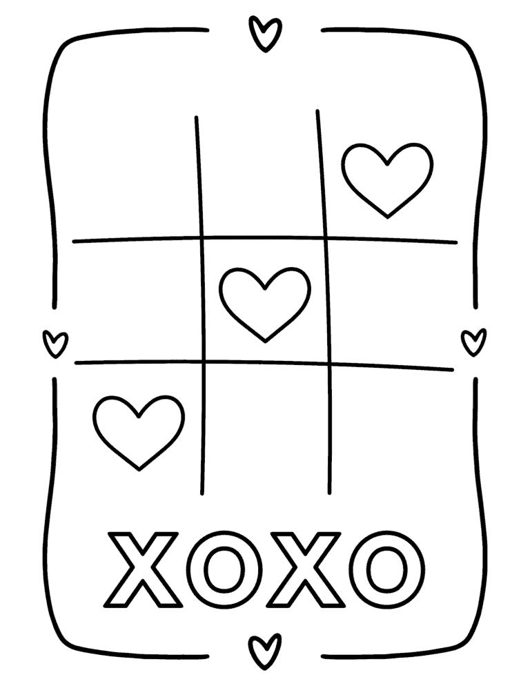 25 Free Heart Coloring Pages for Kids - Prudent Penny Pincher