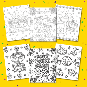 20 Easy Mardi Gras Crafts for Kids - Prudent Penny Pincher