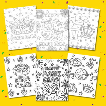 20 Easy Mardi Gras Crafts for Kids - Prudent Penny Pincher