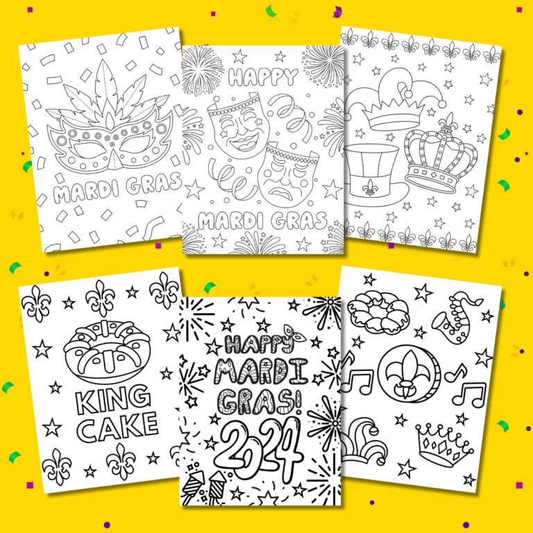 20 Easy Mardi Gras Crafts for Kids - Prudent Penny Pincher