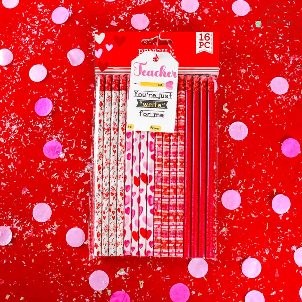Free Printable Teacher Valentine Tags - Prudent Penny Pincher