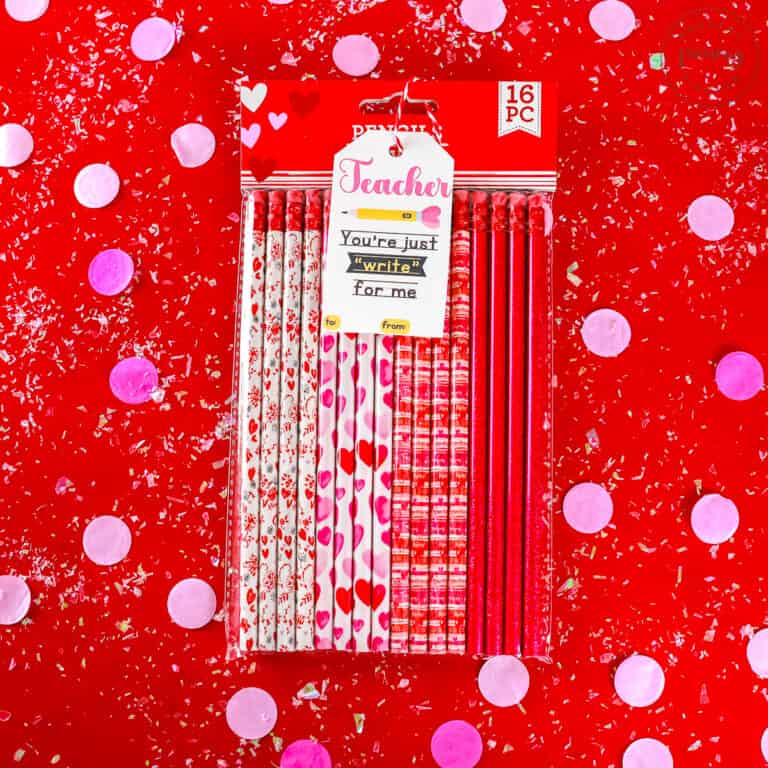 Free Printable Teacher Valentine Tags - Prudent Penny Pincher