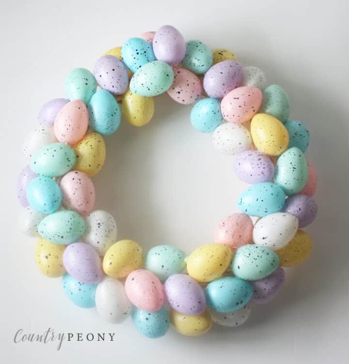 20 DIY Dollar Store Easter Wreaths - Prudent Penny Pincher