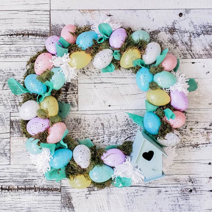 20 DIY Dollar Store Easter Wreaths - Prudent Penny Pincher