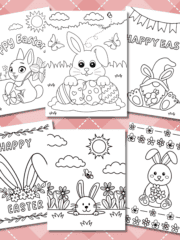 25 Free Printable Easter Bunny Templates for Kids - Prudent Penny Pincher
