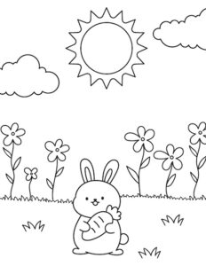 30 Free Spring Coloring Pages for Kids - Prudent Penny Pincher
