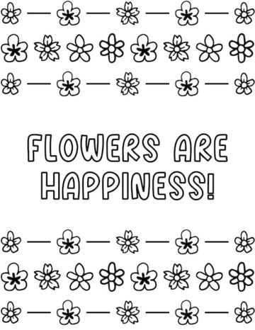 30 Free Printable Flower Coloring Pages for Kids - Prudent Penny Pincher