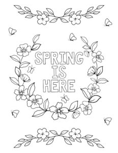 30 Free Printable Flower Coloring Pages for Kids - Prudent Penny Pincher