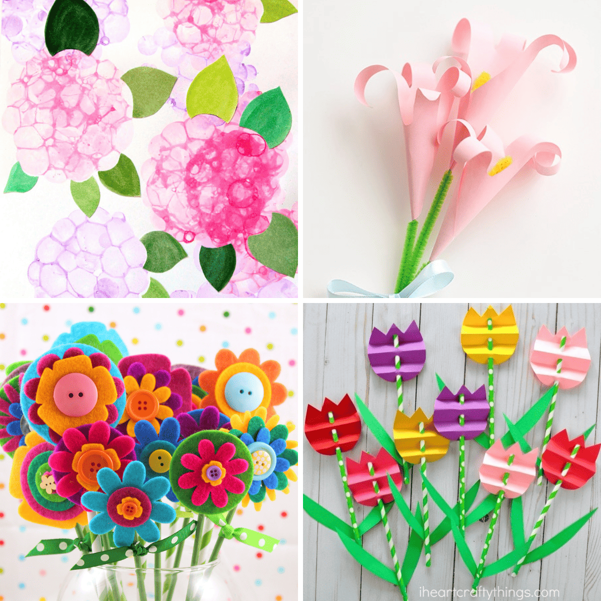 25 Easy Flower Crafts for Kids - Prudent Penny Pincher