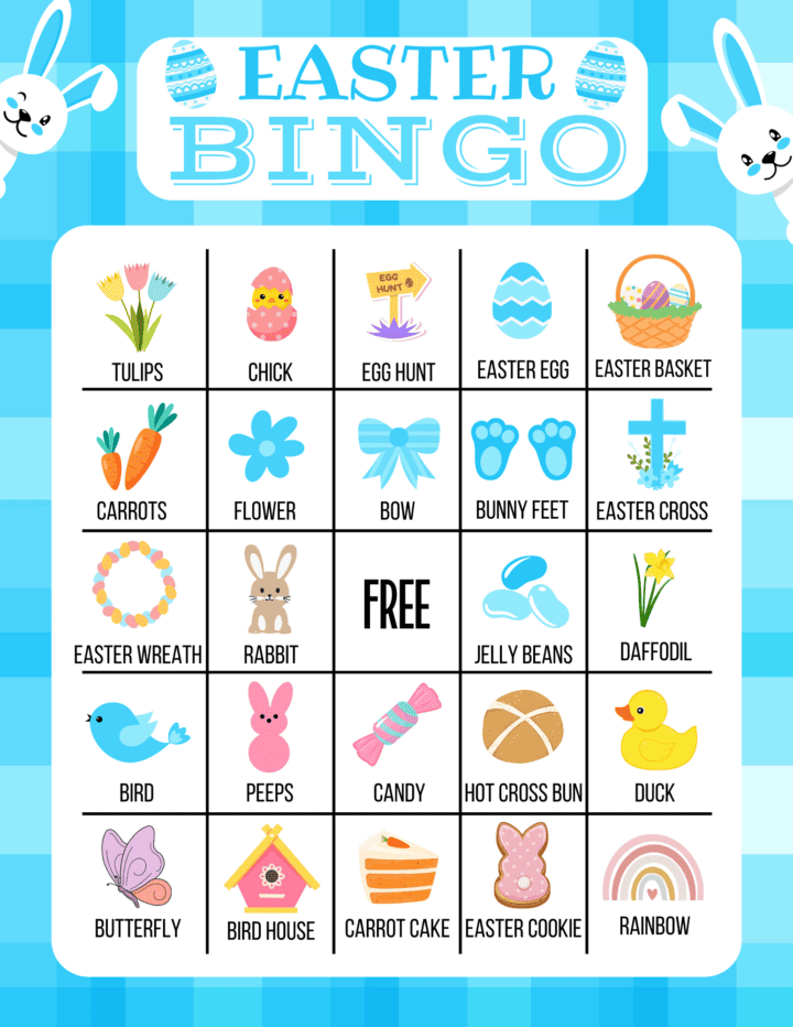 Free Printable Easter Bingo Game - Prudent Penny Pincher