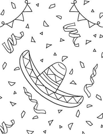 Free Printable Cinco De Mayo Coloring Pages - Prudent Penny Pincher