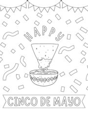 Free Printable Cinco De Mayo Coloring Pages - Prudent Penny Pincher
