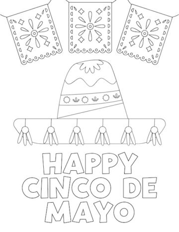Free Printable Cinco De Mayo Coloring Pages - Prudent Penny Pincher