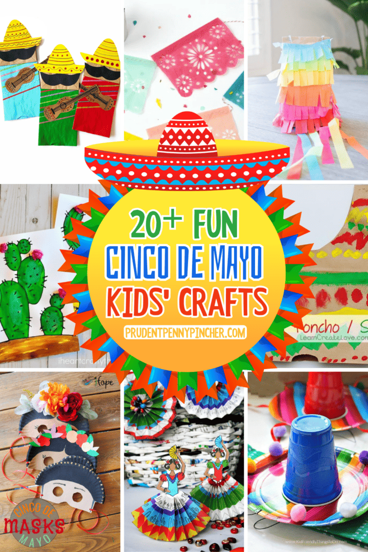 20 Fun and Easy Cinco de Mayo Crafts for Kids - Prudent Penny Pincher