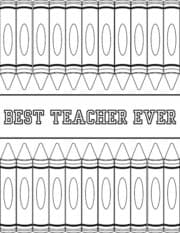Free Printable Teacher Appreciation Coloring Pages for Kids - Prudent ...