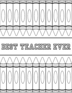 Free Printable Teacher Appreciation Coloring Pages for Kids - Prudent ...