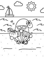 15 Free Printable Beach Coloring Pages for Kids - Prudent Penny Pincher