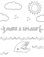 Free Printable Dolphin Coloring Pages for Kids - Prudent Penny Pincher