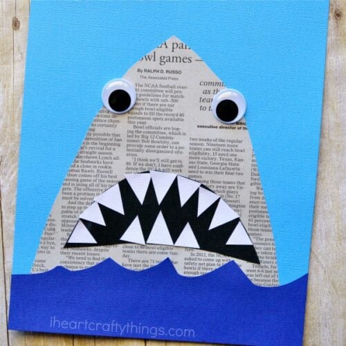 25 Fun and Easy Shark Crafts for Kids - Prudent Penny Pincher