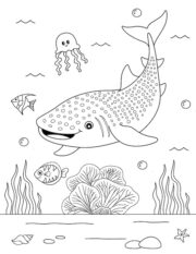 Free Printable Shark Coloring Pages for Kids - Prudent Penny Pincher