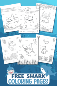 Free Printable Shark Coloring Pages for Kids - Prudent Penny Pincher