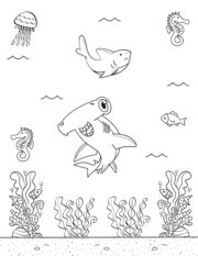 60+ Ocean Coloring Pages for Kids - Prudent Penny Pincher