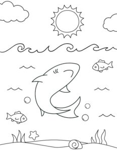 60+ Ocean Coloring Pages for Kids - Prudent Penny Pincher