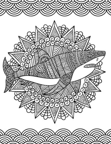 Free Printable Shark Coloring Pages for Kids - Prudent Penny Pincher