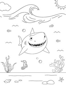60+ Ocean Coloring Pages for Kids - Prudent Penny Pincher