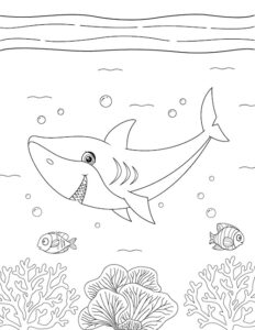 Free Printable Shark Coloring Pages for Kids - Prudent Penny Pincher