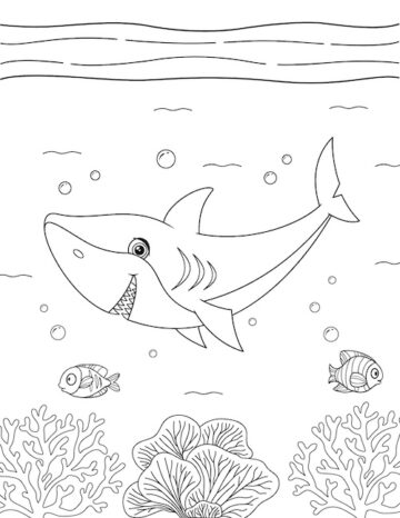 60+ Ocean Coloring Pages for Kids - Prudent Penny Pincher