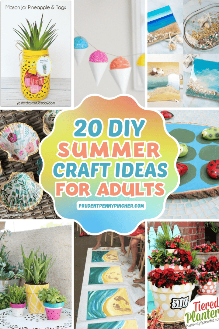 20 Easy DIY Summer Crafts for Adults - Prudent Penny Pincher