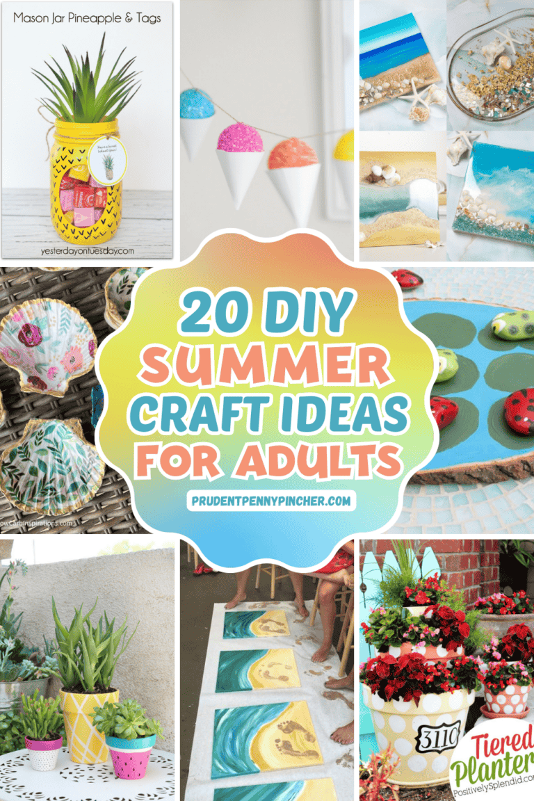 20 Easy DIY Summer Crafts for Adults - Prudent Penny Pincher
