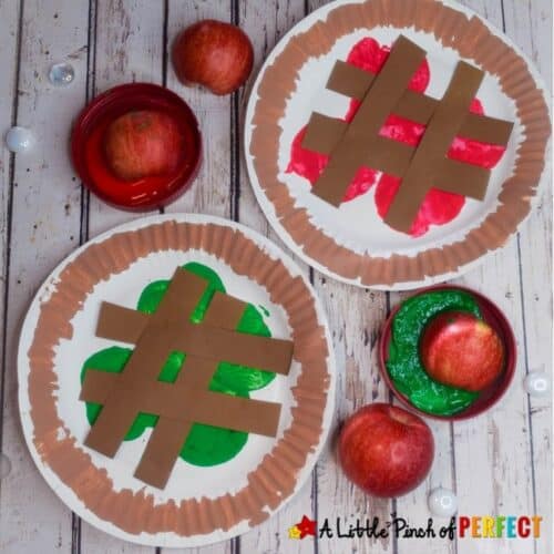 25 Fun and Easy Apple Crafts for Kids - Prudent Penny Pincher