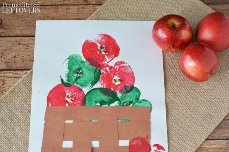 25 Fun and Easy Apple Crafts for Kids - Prudent Penny Pincher