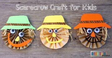 20 Easy Scarecrow Crafts for Kids - Prudent Penny Pincher