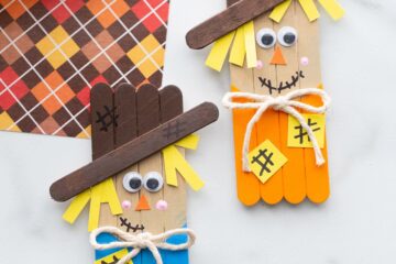 20 Easy Scarecrow Crafts for Kids - Prudent Penny Pincher