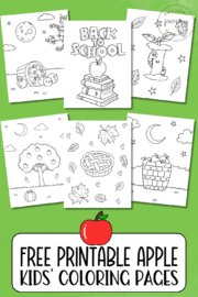 25 Free Printable Apple Coloring Pages for Kids - Prudent Penny Pincher
