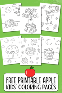 25 Free Printable Apple Coloring Pages for Kids - Prudent Penny Pincher
