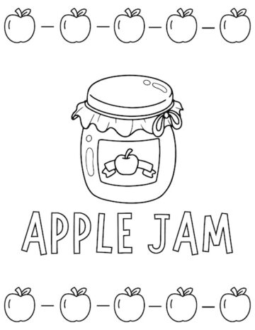 25 Free Printable Apple Coloring Pages for Kids - Prudent Penny Pincher