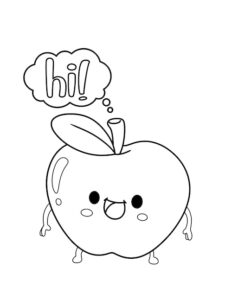 25 Free Printable Apple Coloring Pages for Kids - Prudent Penny Pincher