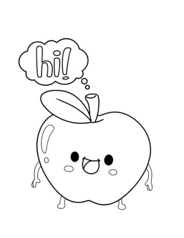 25 Free Printable Apple Coloring Pages for Kids - Prudent Penny Pincher
