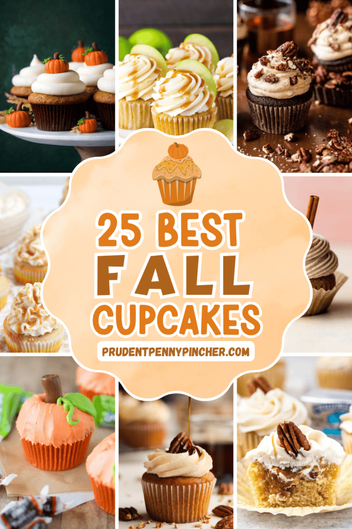 25 Best Fall Cupcakes - Prudent Penny Pincher