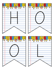 Free Printable Back to School Banner Decoration - Prudent Penny Pincher