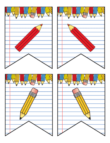 Free Printable Back to School Banner Decoration - Prudent Penny Pincher